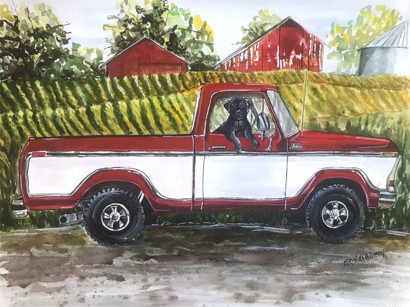 Trucks and Pups - Christina Gilchrist