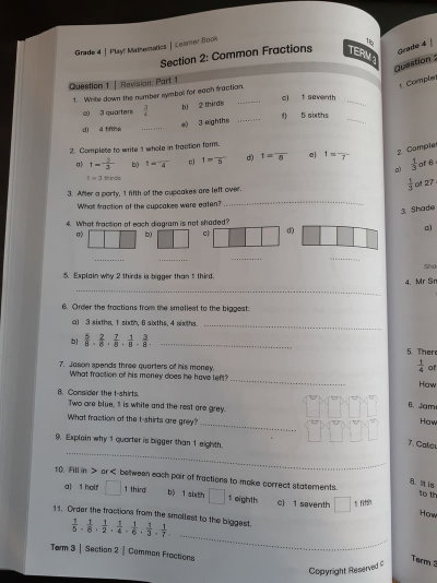 Grade 4 Second Edition - Take a look inside our Grade 4...