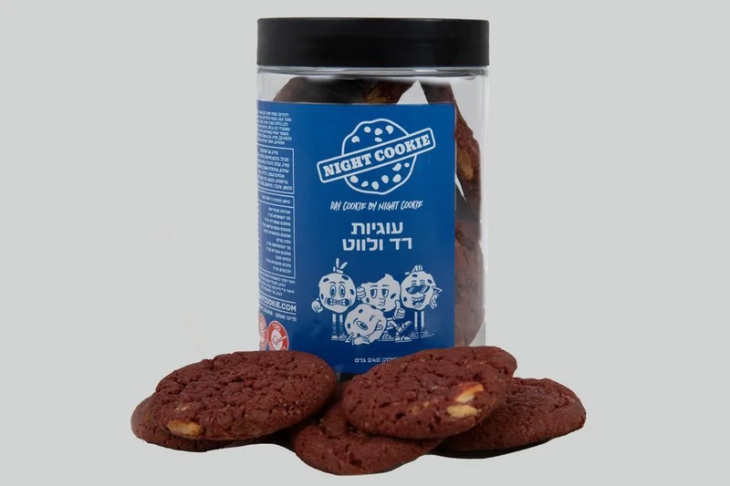 מארז עוגיות רד ולווט Night Cookie - לי לה לו משקאות