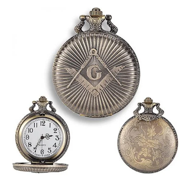 Reloj de Bolsillo Escuadrón y Compás