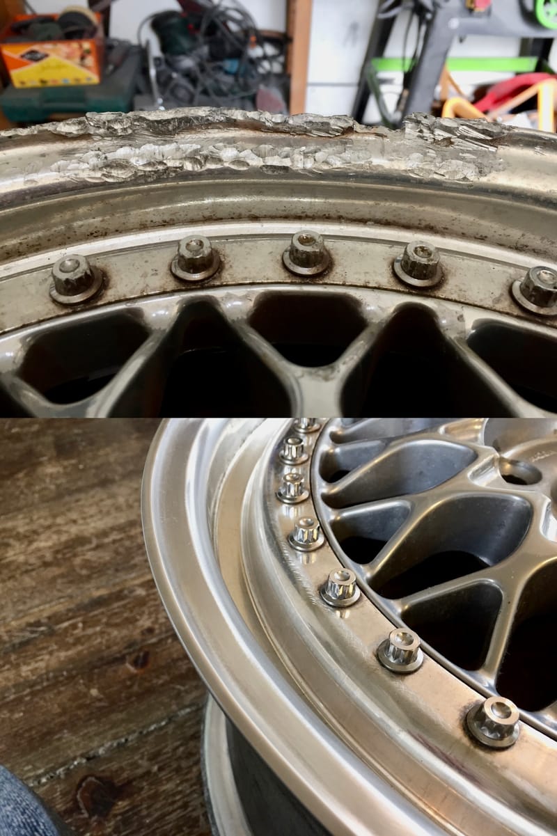 BMW BBS split Rim Structual Repair / Polished | Alloywheelwelding.co.uk ...