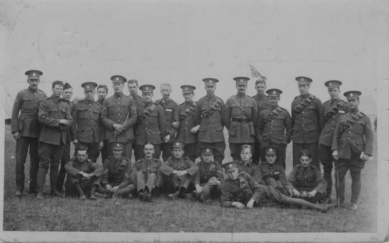 MERCER, Milbourn. Group of KEH men including Lance Corporal Thomas ...