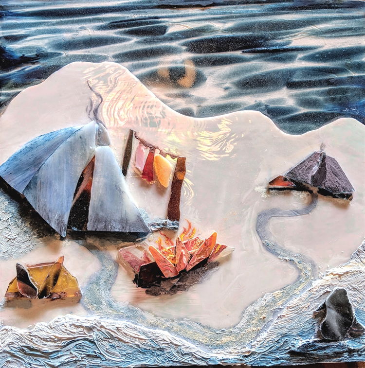 The Last Camp - Fine Art by Therese Verner