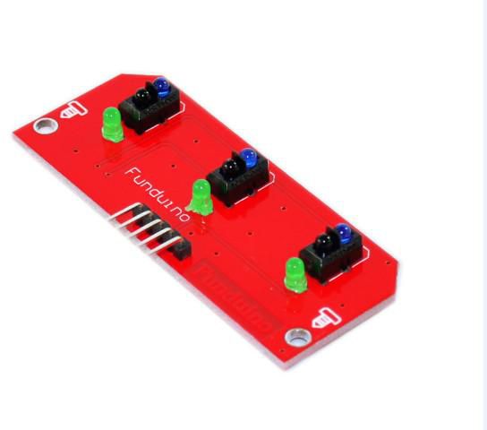 Line Follower Sensor X3 - Digital - AT Electronics