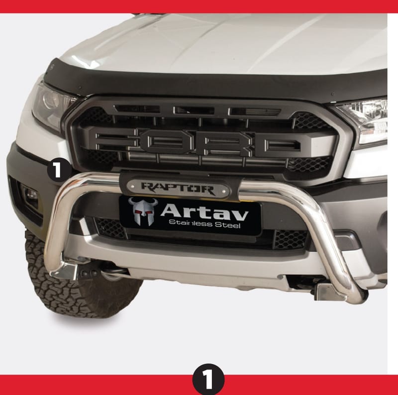 Ford ranger T6 Nudge Bar Black