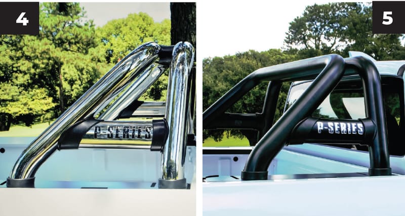 GWM P-series Stainless Steel Roll Bar Silver/Black - TOWRITE