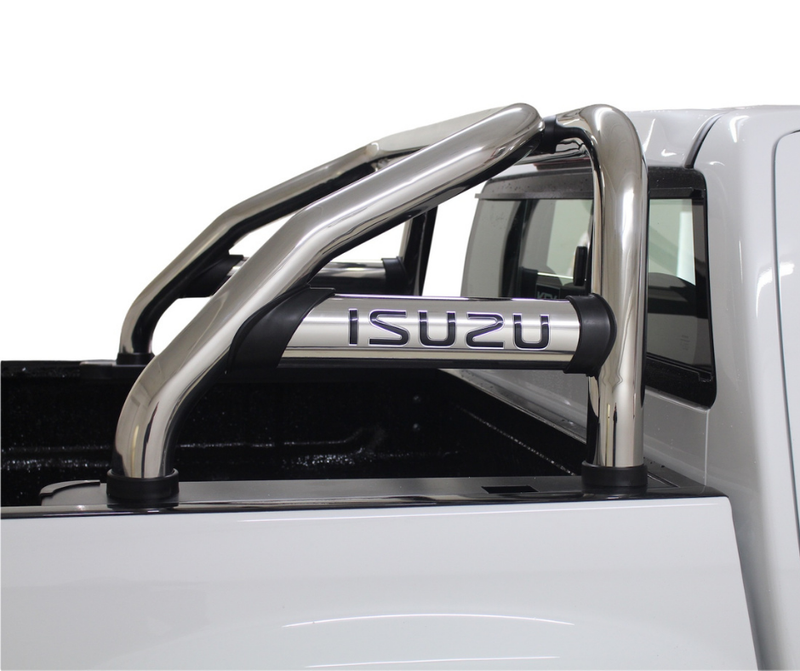 Isuzu Gen 7 Stainless Steel Roll bar Silver /Black - TOWRITE