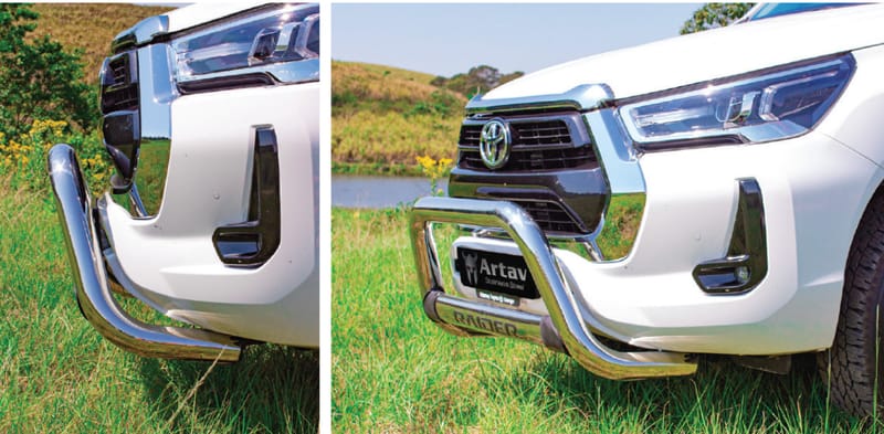 Toyota Hilux Nudge Bar Stainless