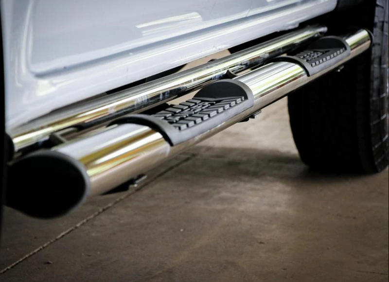 Ford Ranger Next Gen Side Steps Stainless - Double Cab & Extended Cab