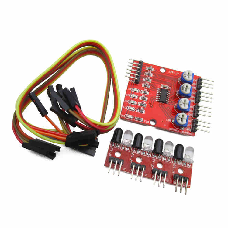 4 Channel Infrared Detection Tracing Photoelectric Sensor - DIGIKOM ...