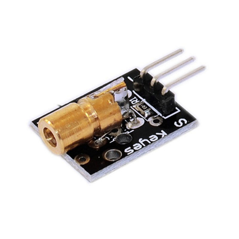 KY-008 650nm Laser sensor Module 6mm 5V 5mW Red - DIGIKOM Electronics