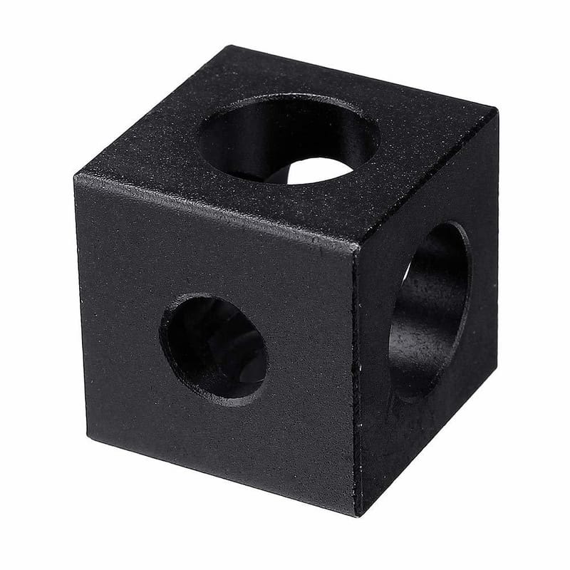 V-slot Cube Corner Prism Connector Adjustable Wheel Bracket - DIGIKO...