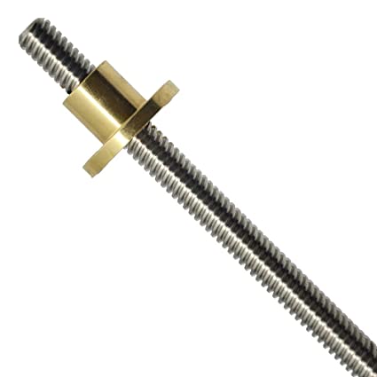 10mm Acme threaded Rod Stainless steel Leadscrew+T10 Nut 600mm - DI...