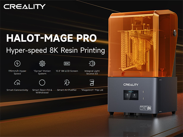 CREALITY HALOT-MAGE 8K 3D Printer Size 228x128x230mm - DIGIKOM Elect...