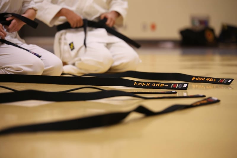1st, 2nd and 3rd Dan black belt - KSTSK