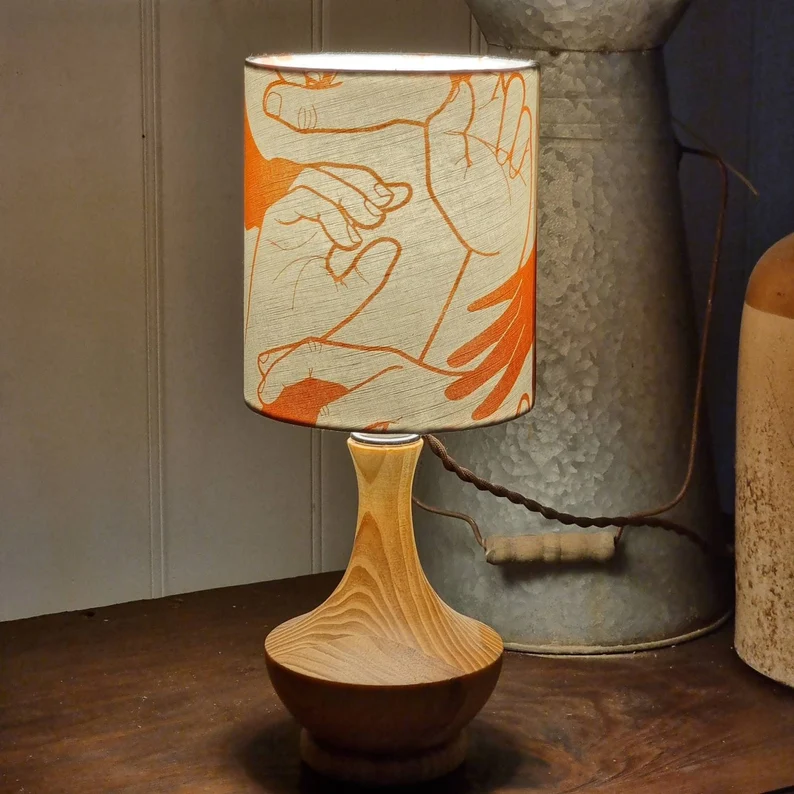 Screen Printed Fabrics - Livs Lamps - Custom Lampshade Maker