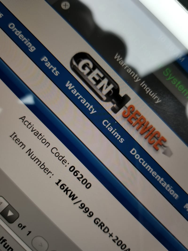 Start Up/Walk Through of a new generator - evansgen.com