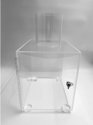 Clear Acrylic Air Tight Scientific Research Compartment With Hinged ...