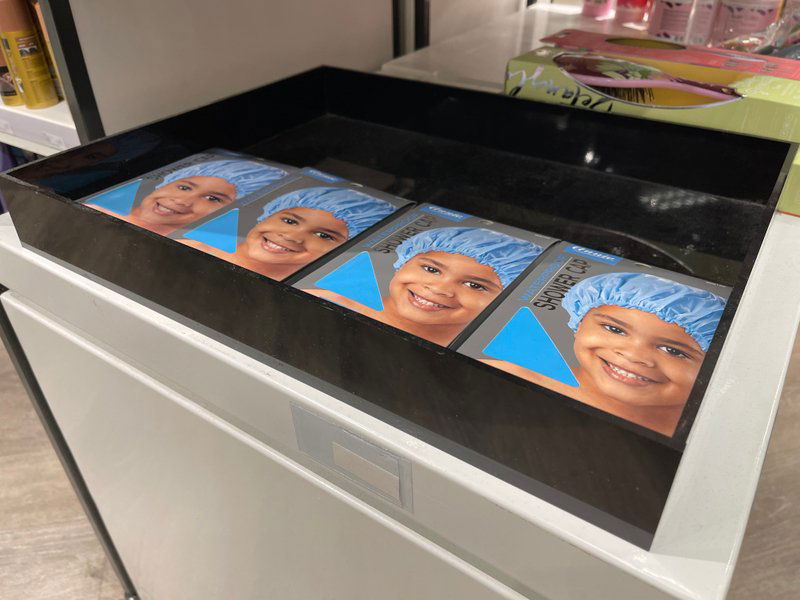 Clear Plexiglass Display with Black Acrylic Base - PlexiBoxes4u