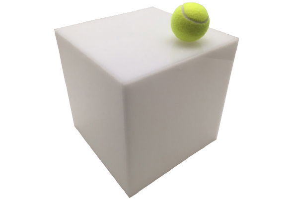 5-Sided White Acrylic Boxes - PlexiBoxes4u