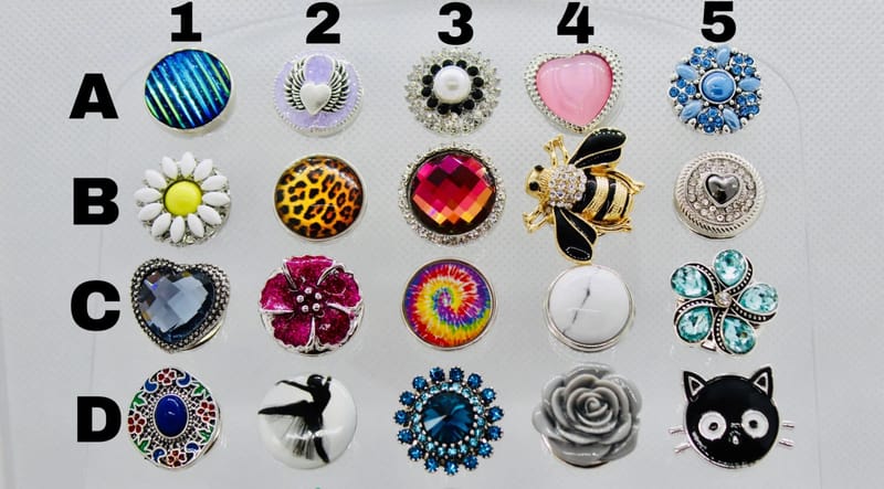 Standard Popper Buttons Set 1 - PopperSwop Jewellery & Accessories