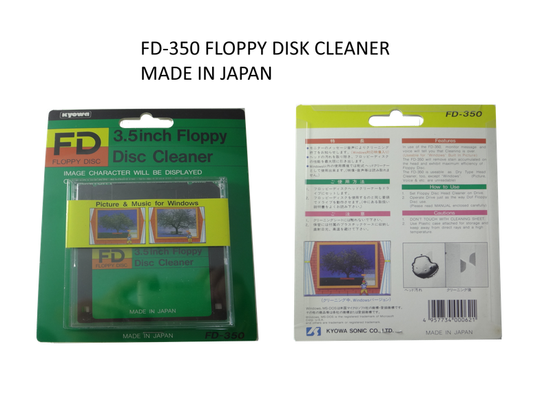 FD-350 FLOPPY DISK CLEANER - nhecomponents