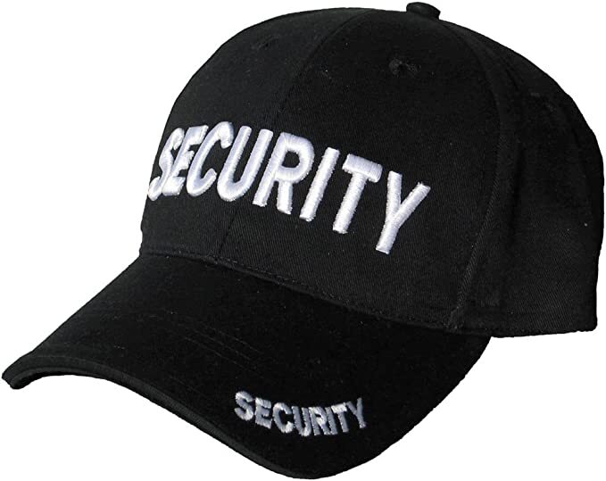 BEANIE HAT VELCRO PATCH EMBROIDERED WITH SECURITY - Guardian G1
