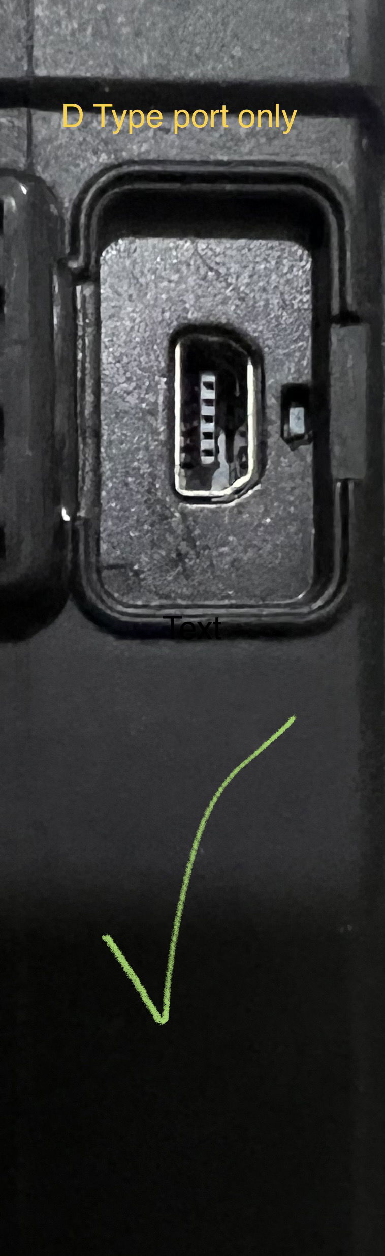 USB C Port lead for Gen 5 G1 body cameras - Guardian G1