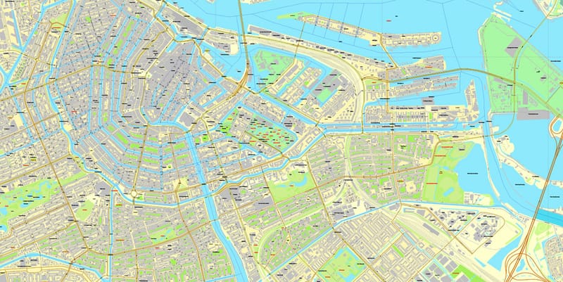 Digital Printable Maps