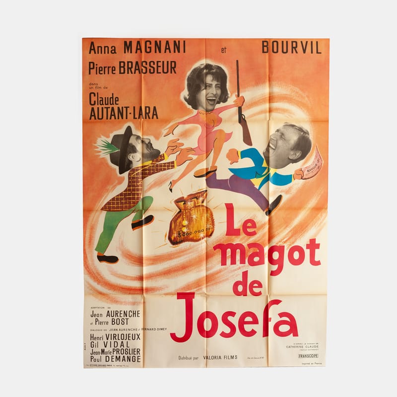 LE MAGOT DE JOSEFA - Large Original French Vintage Movie Poster - 1963