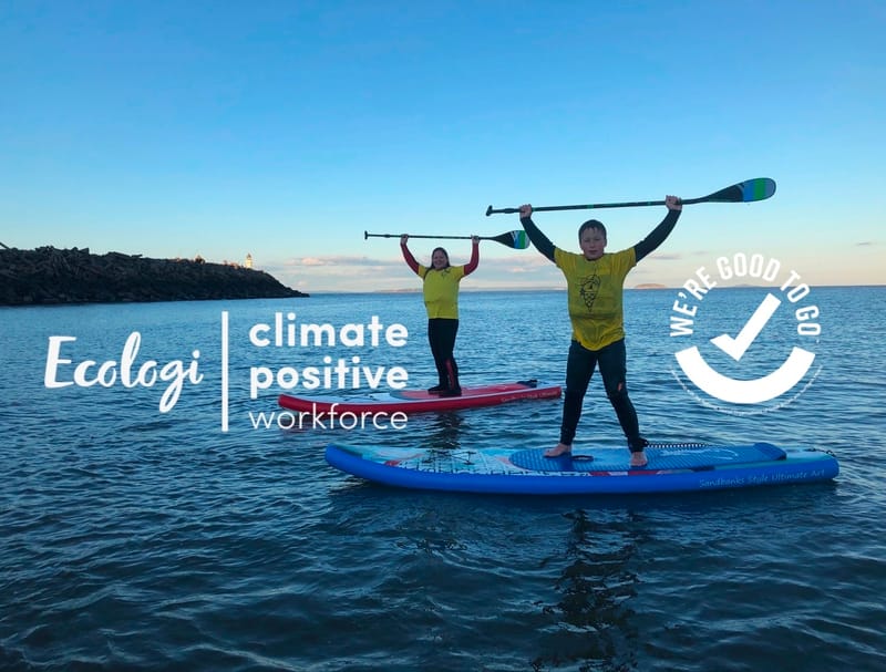 Stand Up Paddle Boarding SUP Lessons, Barry Island, Wales, UK.