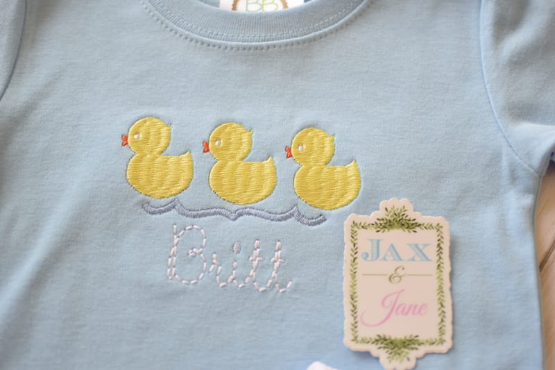 Filled Mini Duck Embroidery Design, Filled Mini Duck Design, Fill Mini
