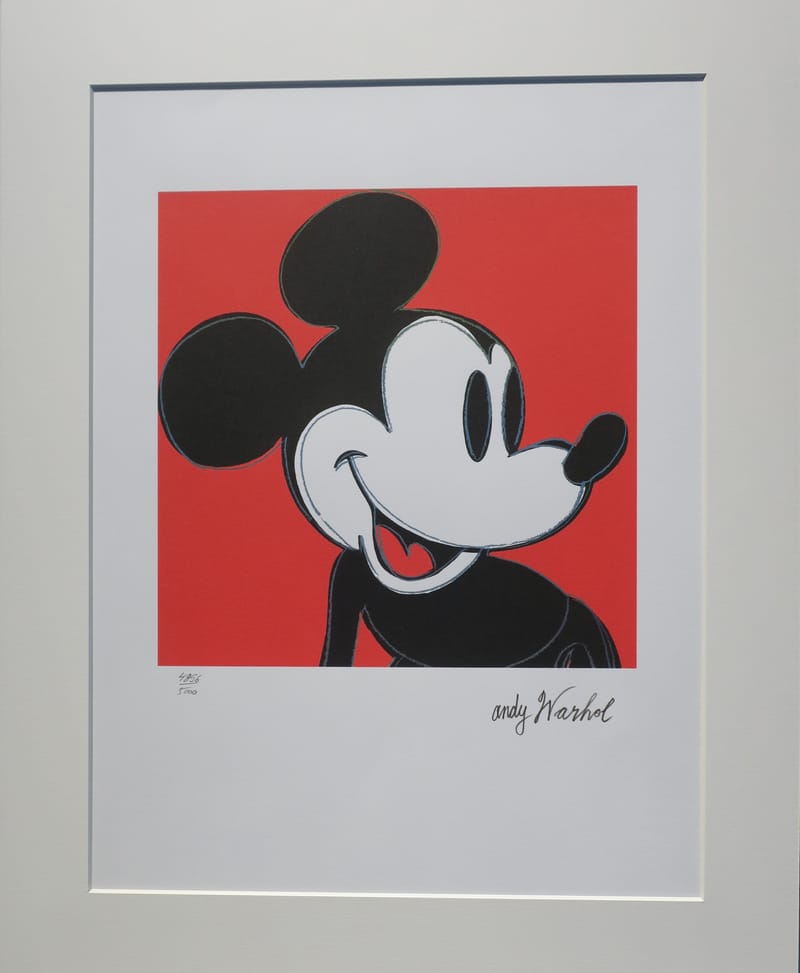 Andy Warhol Myths Mickey Mouse Lithograph