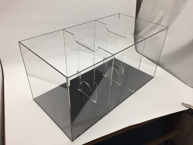 Clear Acrylic Rodent Research Containment Unit - Museum Boxes