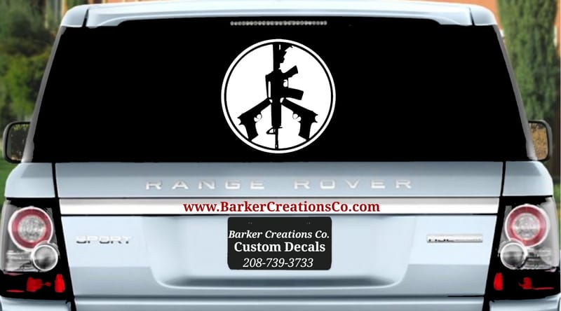 Gun Peace Sign - E Pluribus Unum