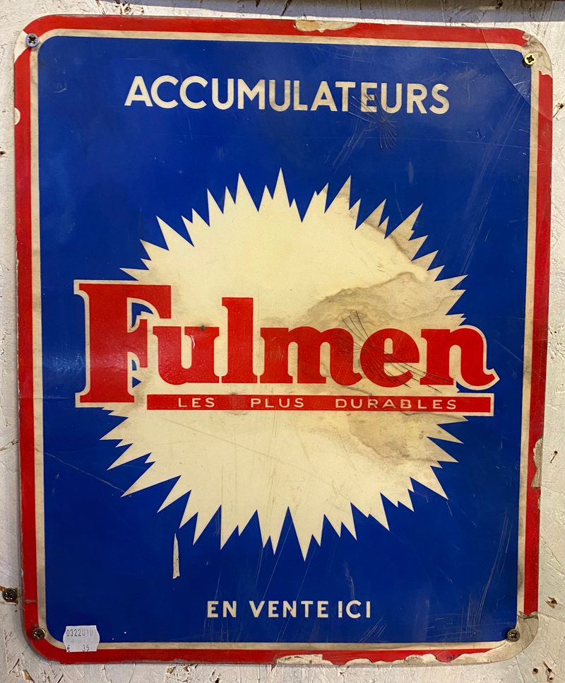 Plaque Fulmen pvc - Comptoir du Broc webstore