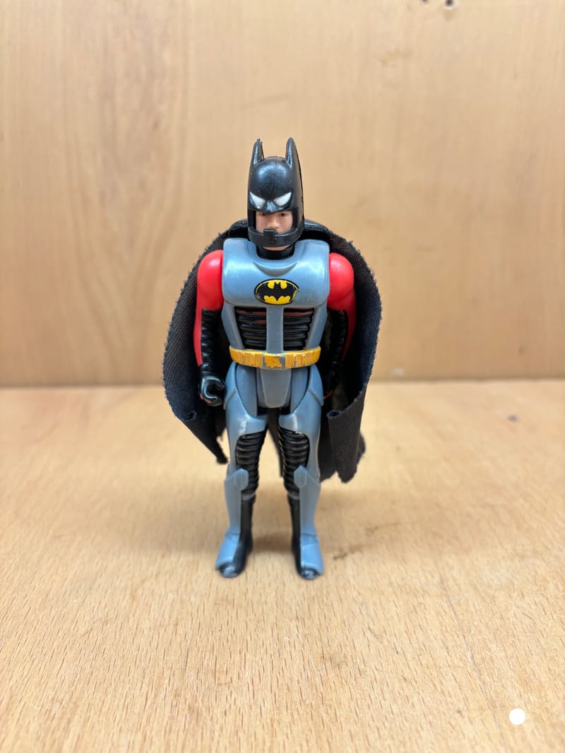Batman gris & rouge cape amovible - Comptoir du Broc webstore