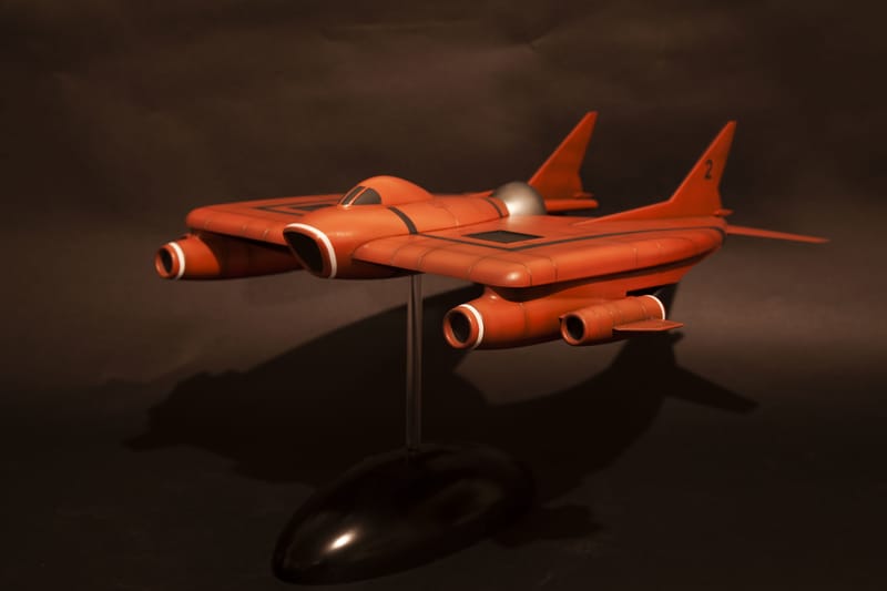SHADO moon shuttle Studio scale model 4ft long 3d model designed b...