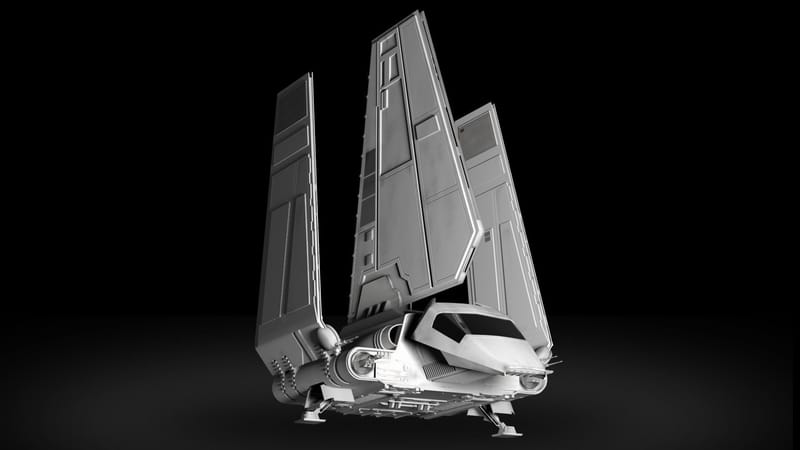 Imperial Shuttle studio scale 1/24 scale Kit - CRAGGS MODELS