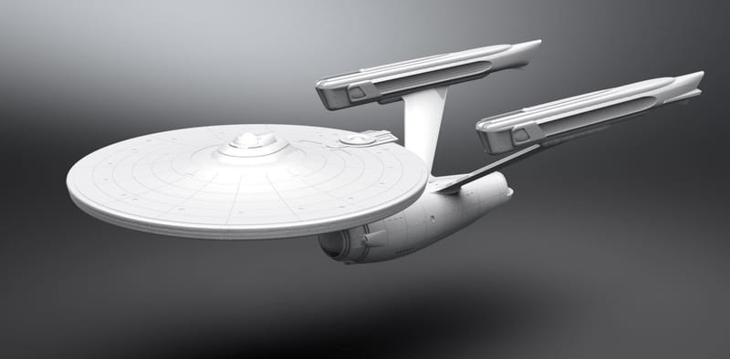 USS ENTERPRISE REFIT 4ft LONG - CRAGGS MODELS
