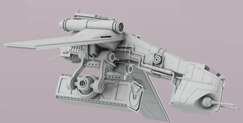 LAAT Carrier 1/24 scale - CRAGGS MODELS