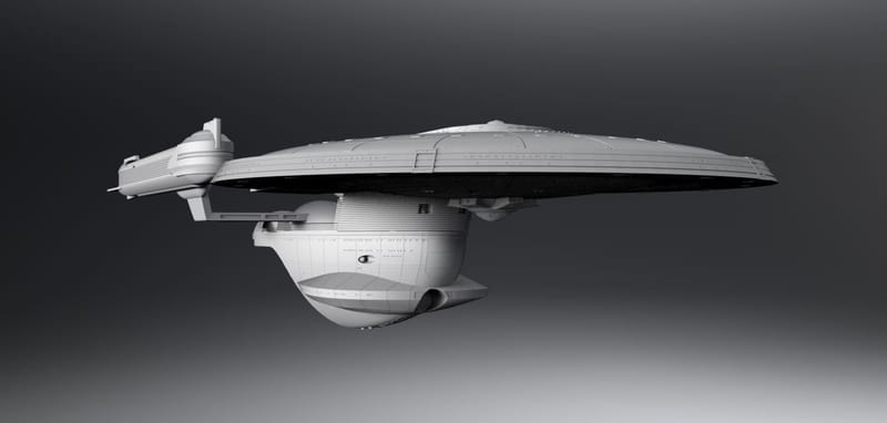 U.S.S ENTERPRISE E 1:350 SCALE 7.5 FT LONG Kit - CRAGGS MODELS