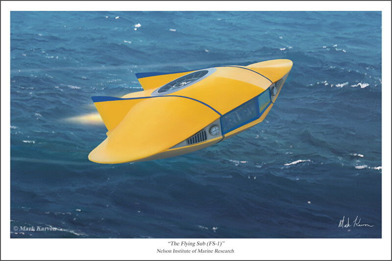 flying sub studio scale 37 inch's wide - CRAGGS MODELS