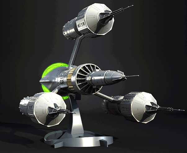 Liberator Blake's 7 studio scale 3ft long - CRAGGS MODELS