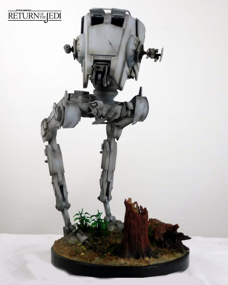 AT-ST walker STUDIO SCALE 1/6 SCALE (3d model designed by: Chris Bibby ...