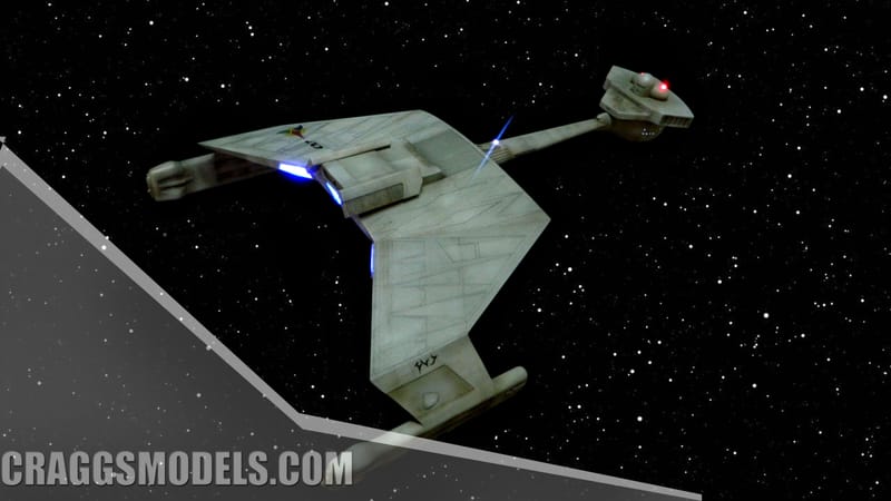 KLINGON BATTLE CRUISER D7 1/350 complete - CRAGGS MODELS