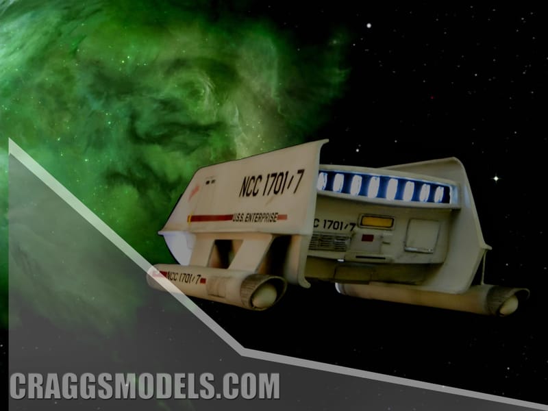 Galileo Shuttle craft studio scale 2ft long - CRAGGS MODELS