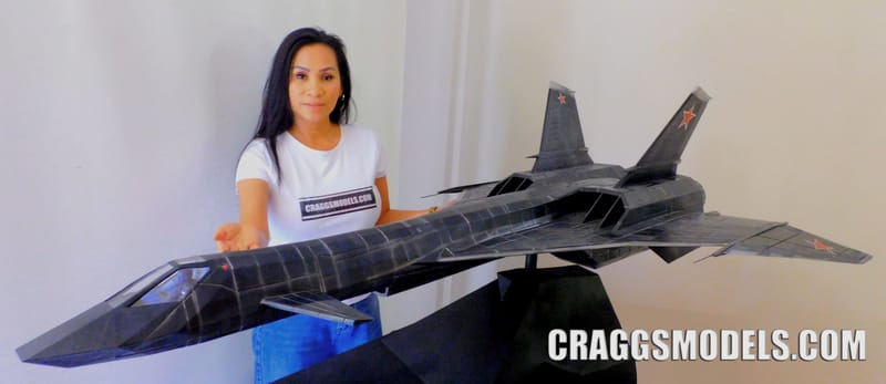 FIREFOX studio scale over 5ft long - CRAGGS MODELS