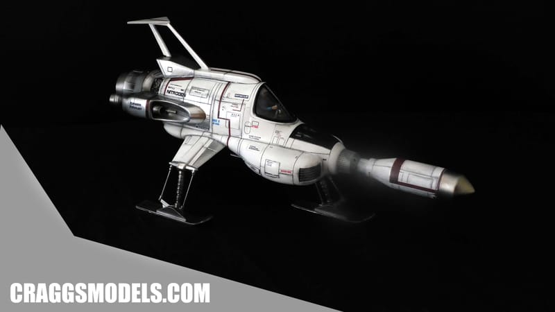 SHADO INTERCEPTOR STUDIO SCALE 1/12 SCALE MODEL 3D MODEL DESIGNED BY ...