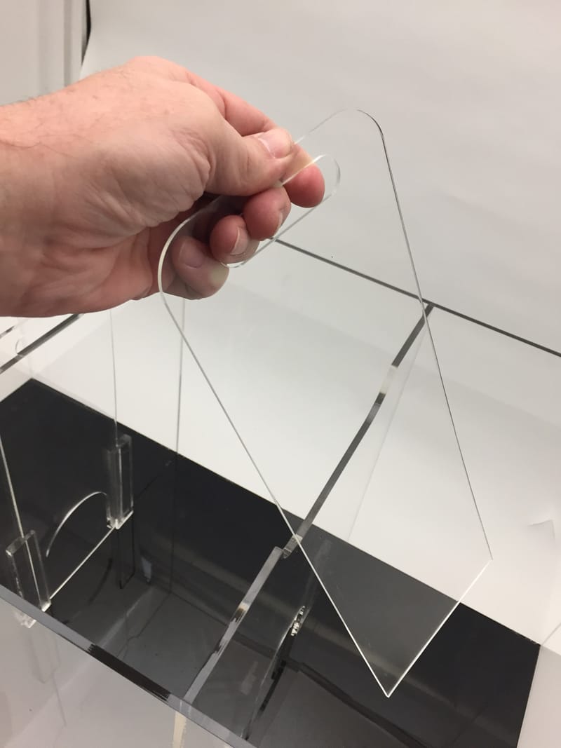 Clear Acrylic Rodent Containment Unit Slot Piece - Gallery image 103...